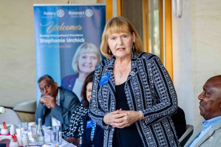 Rotary International President Stephanie Urchick Official Visit - Muto ...